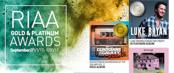 RIAA Certifications For September: Luke Bryan, Zac Brown Band, Taylor ...