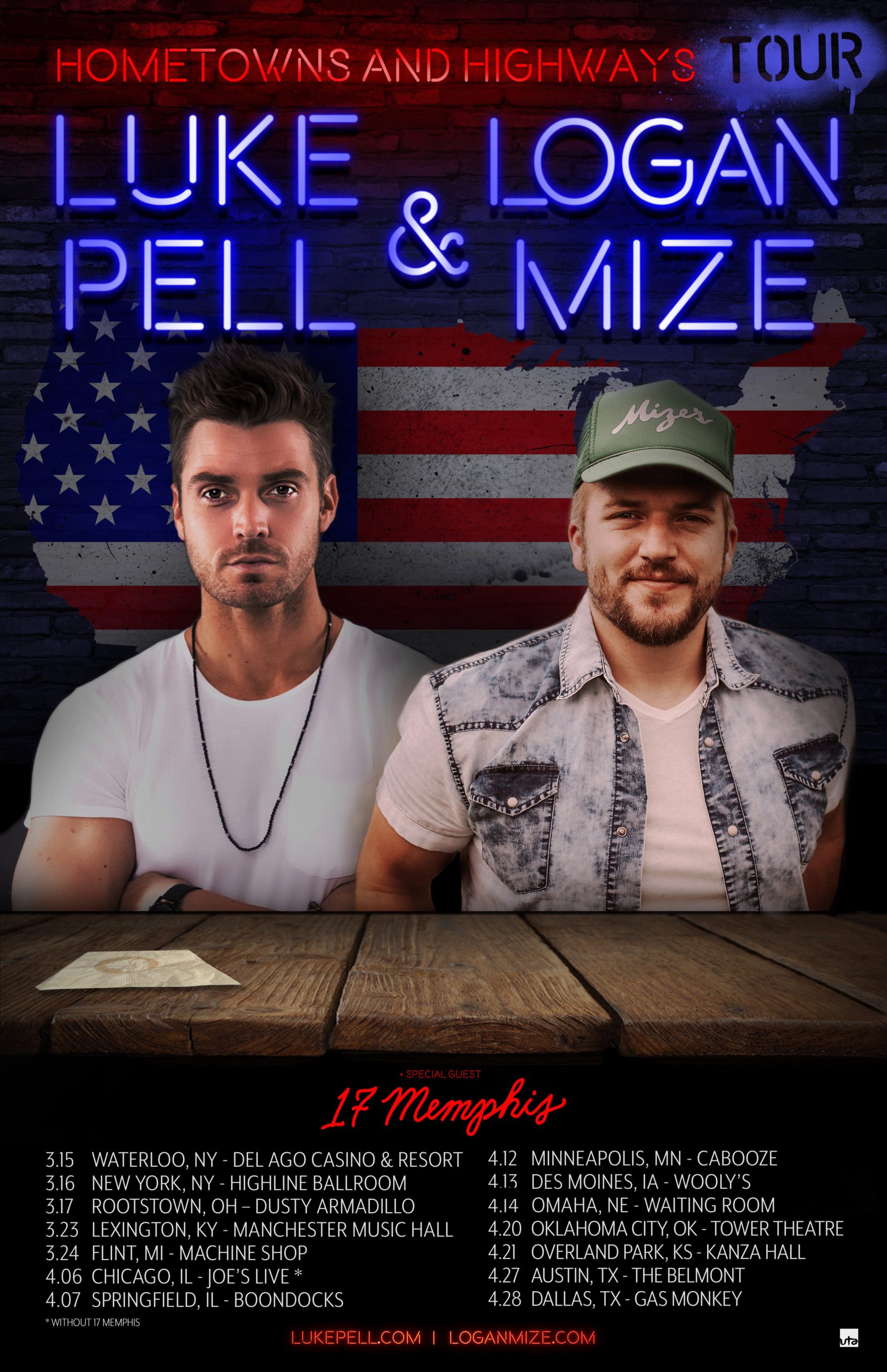 Logan Mize And Luke Pell Join Forces For Hometowns And Highways Tour ...