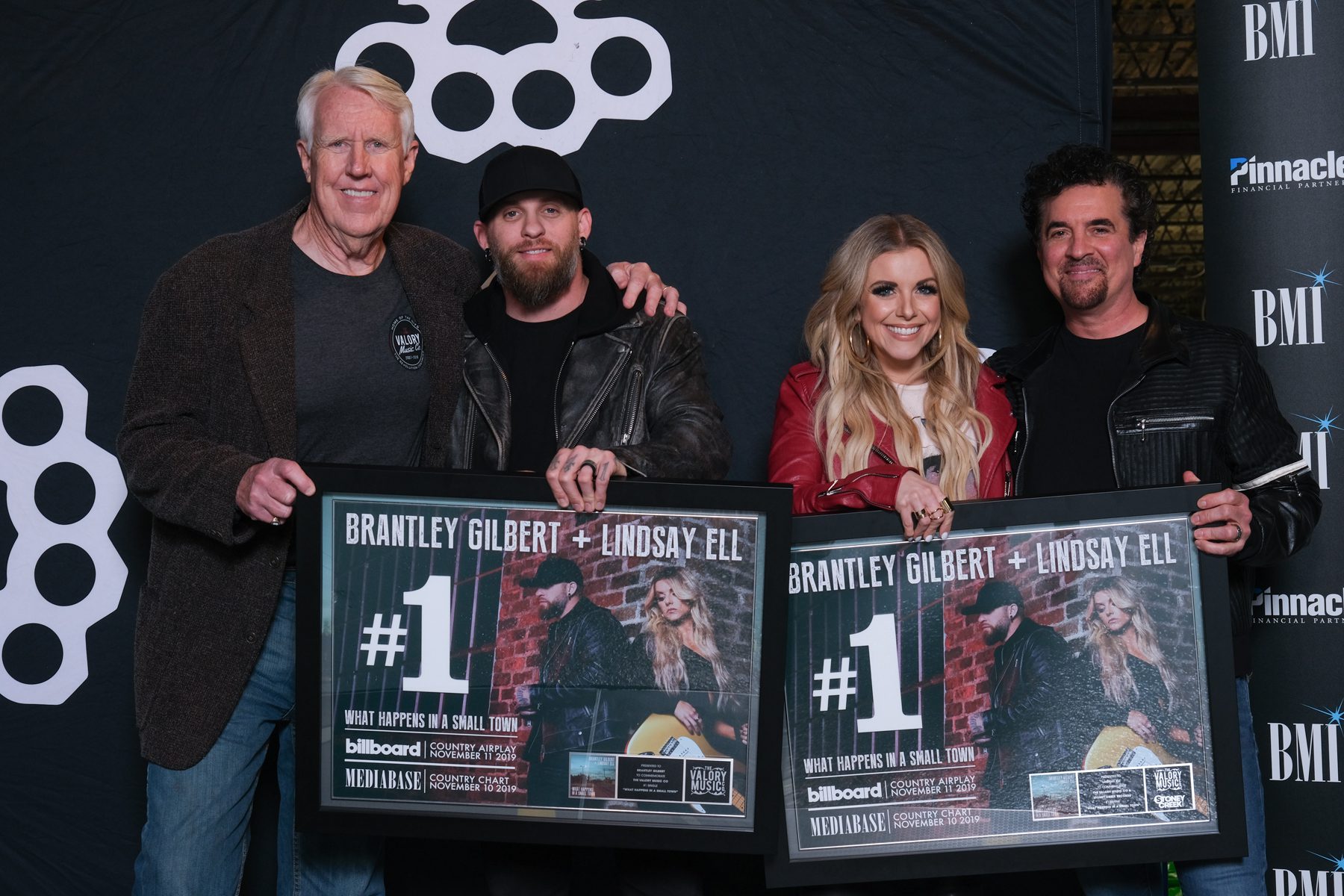 Brantley Gilbert, Lindsay Ell Celebrate Chart-Topper "What Happens In A ...
