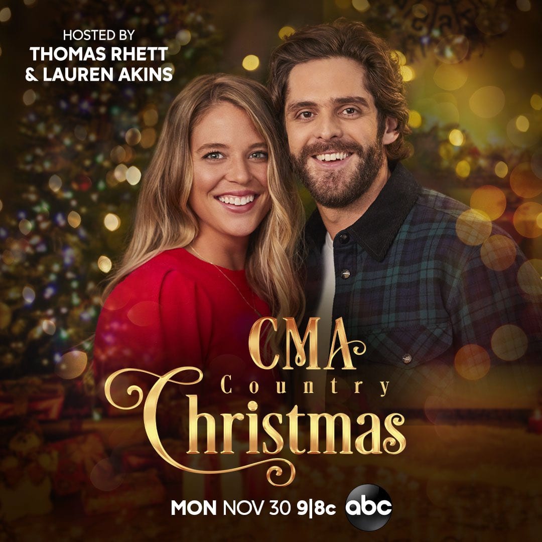 Thomas Rhett, Lauren Akins To Co-Host 'CMA Country Christmas ...