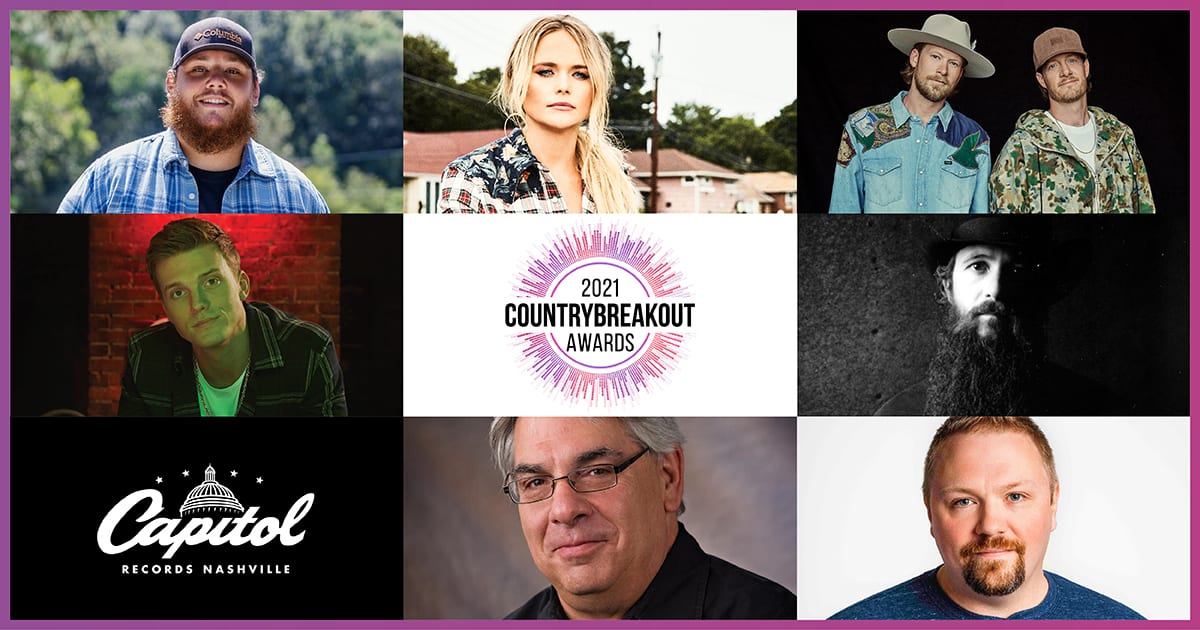 MusicRow's 19th Annual CountryBreakout Awards Winners - MusicRow.com