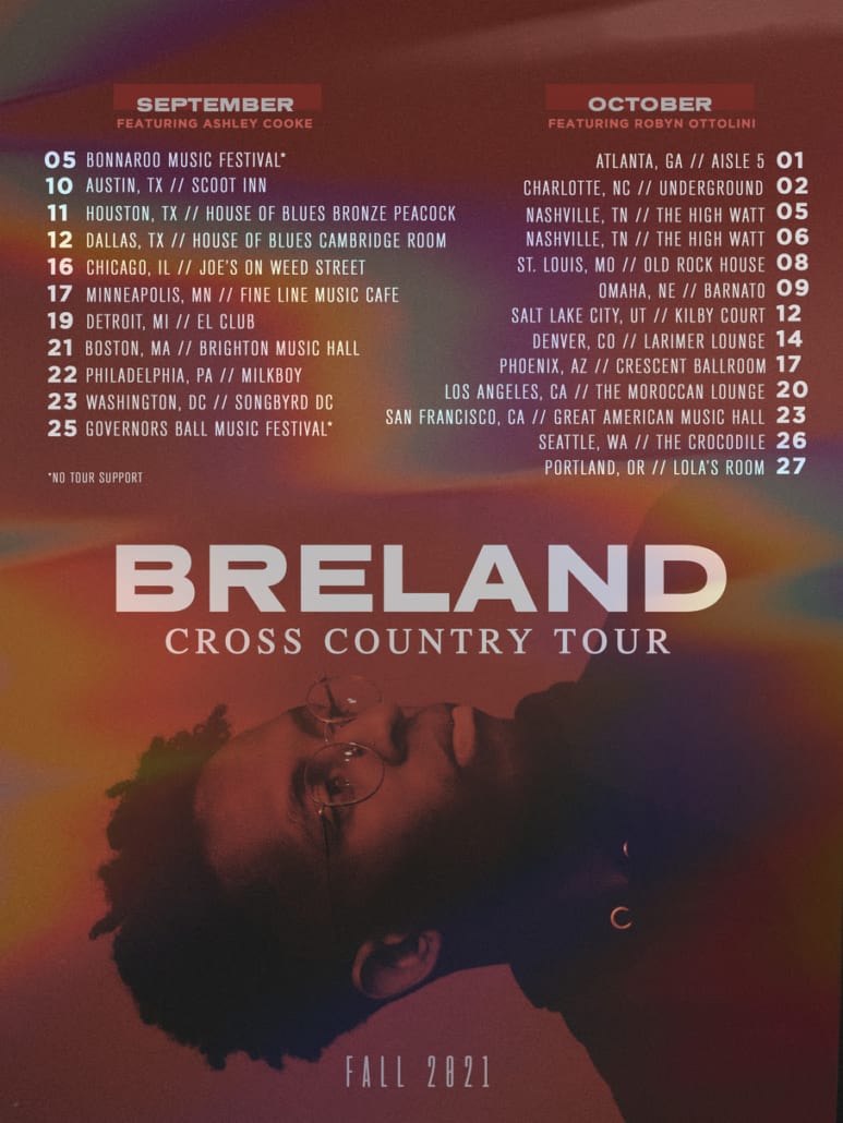 Breakout Artist Breland Announces First-Ever Headlining Tour This Fall ...