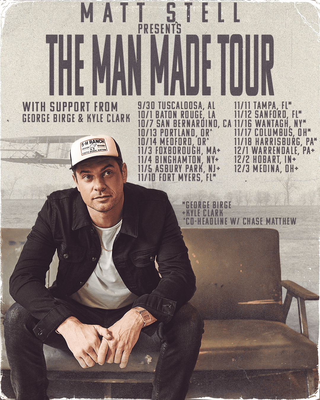Matt Stell Announces Headlining Man Made Tour
