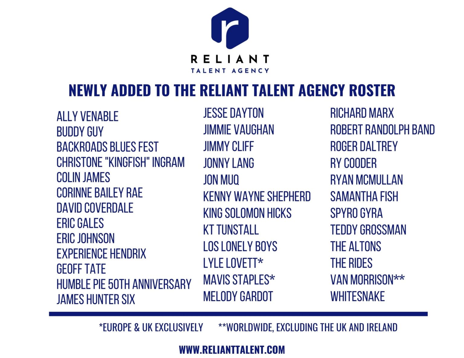 Ron Kaplan & Garry Buck Join Reliant Talent Agency - MusicRow.com