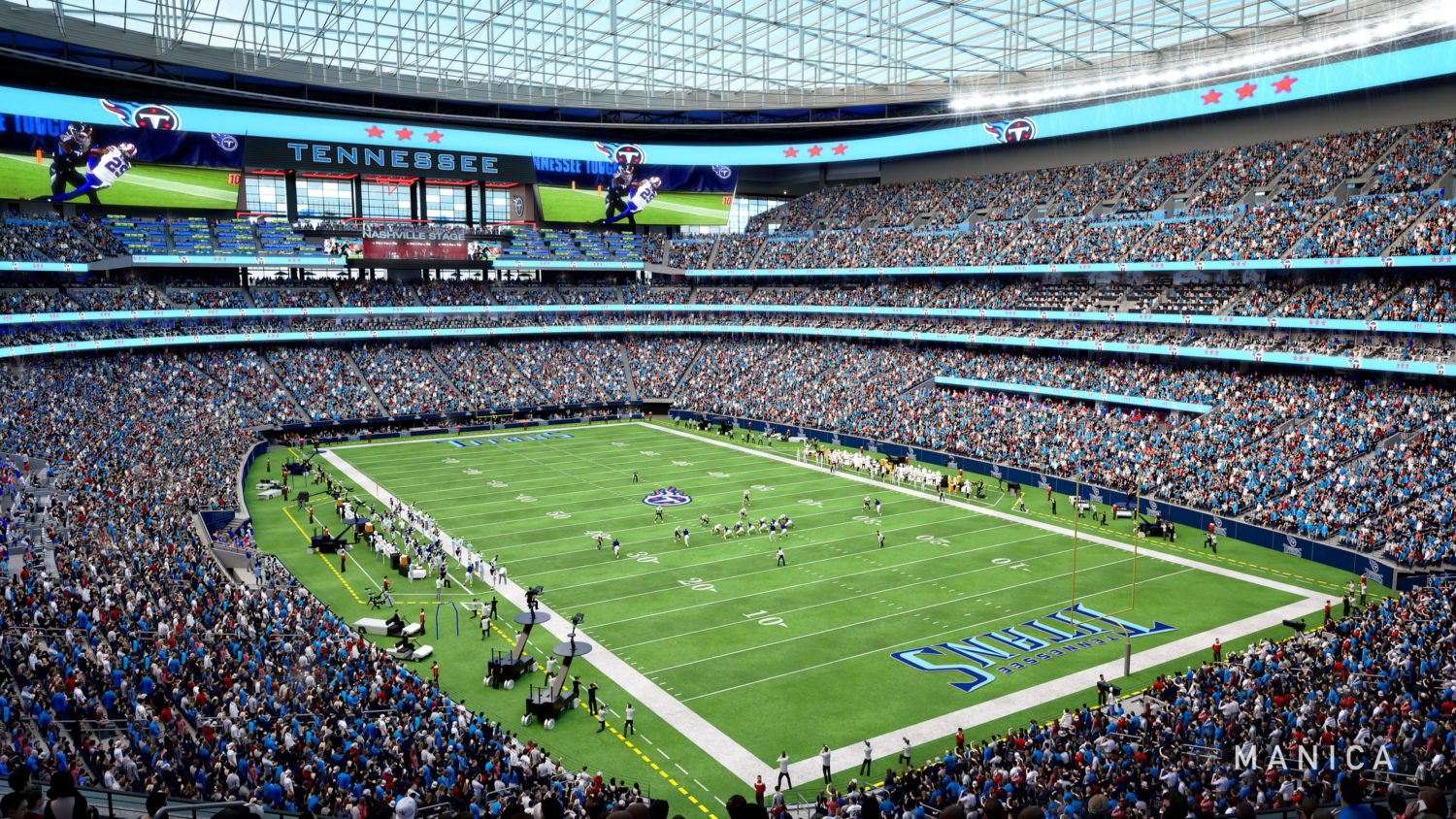 Metro Government, Titans Unveil Renderings Of Proposed New, Enclosed ...