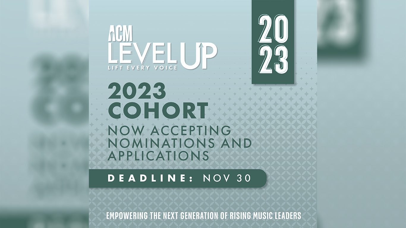Applications & Nominations For 2023 ACM LEVel Up Cohort Now Open ...