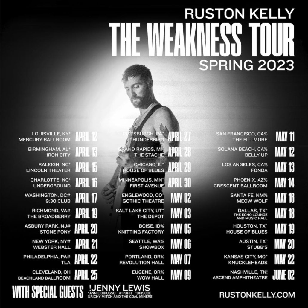 Ruston Kelly Announces 'The Weakness Tour' For This Spring - MusicRow.com