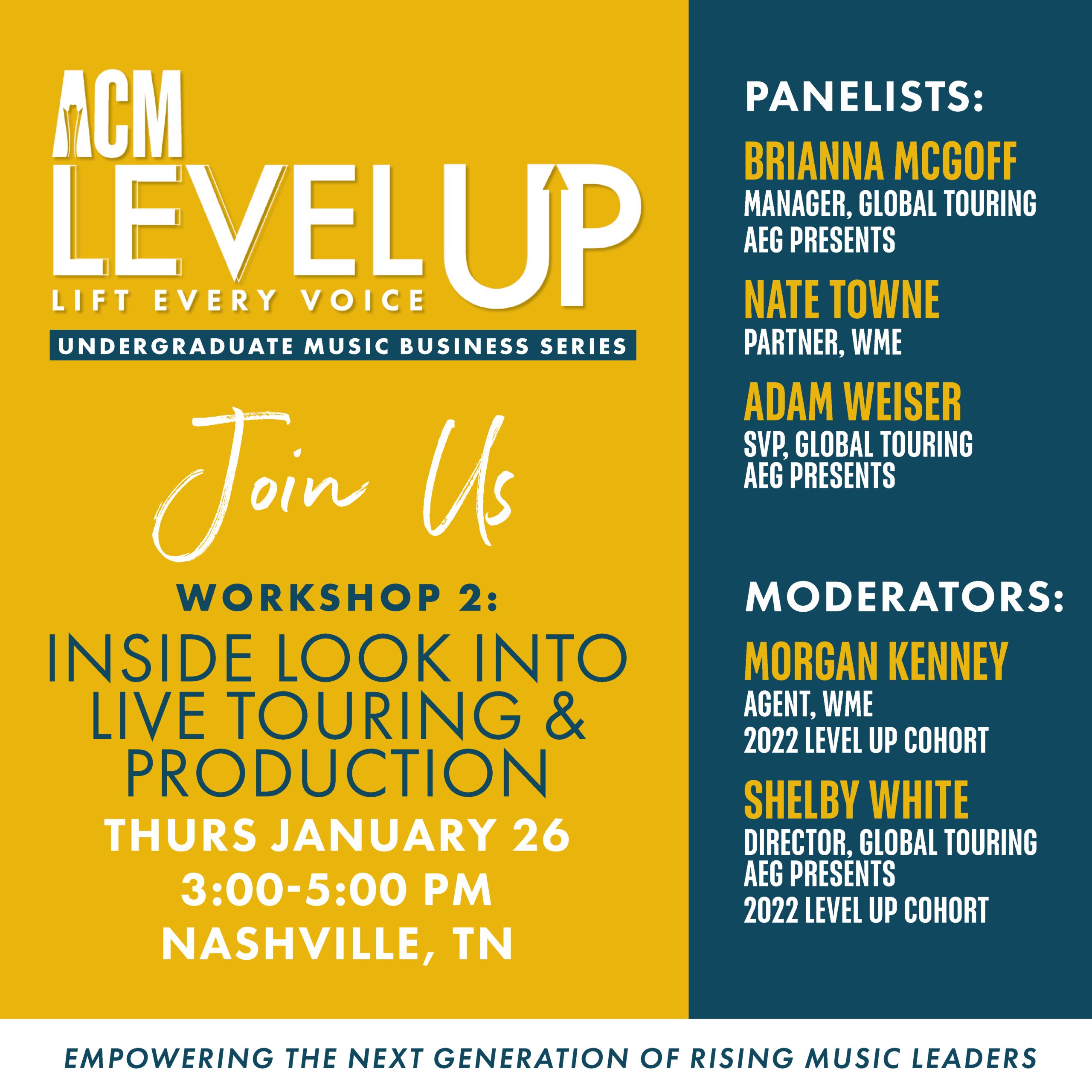 Industry Ink: ACM LEVel Up, YEP Nashville, Krista Farmer-Dykes, Hill ...