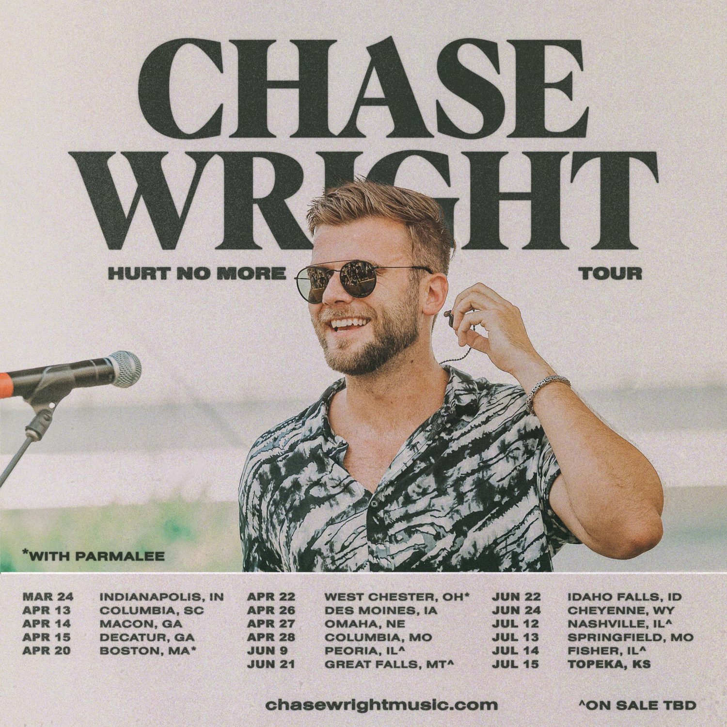 Chase Wright To Embark On 'Hurt No More Tour' - MusicRow.com