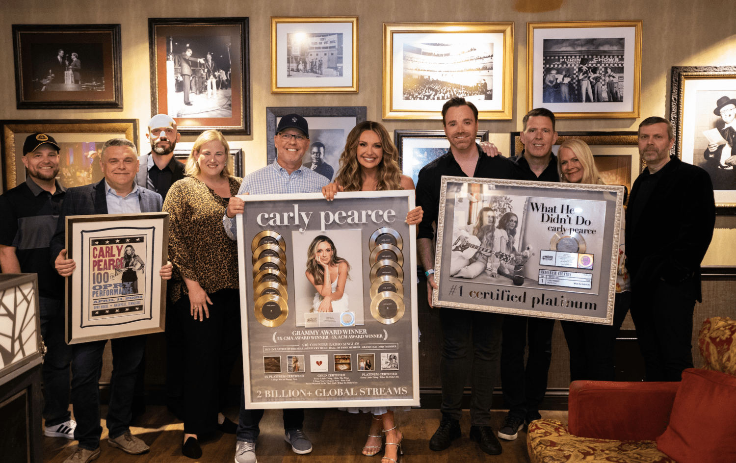Carly Pearce Receives Platinum Surprise At 100th Opry Performance ...