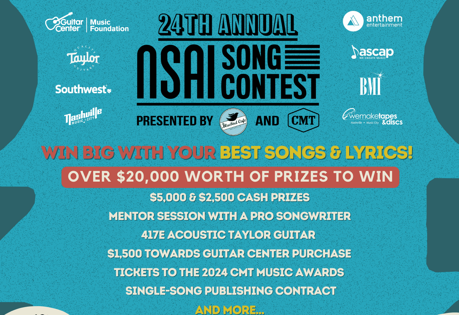 24th Annual NSAI Song Contest To Launch In August - MusicRow.com