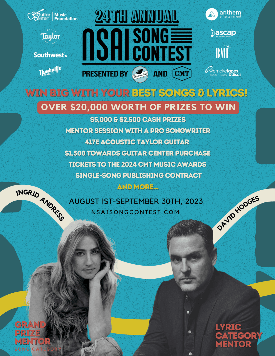 24th Annual NSAI Song Contest To Launch In August - MusicRow.com