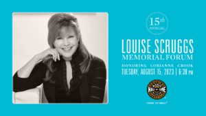 Lorianne Crook To Be Honored At 15th Annual Louise Scruggs Memorial ...