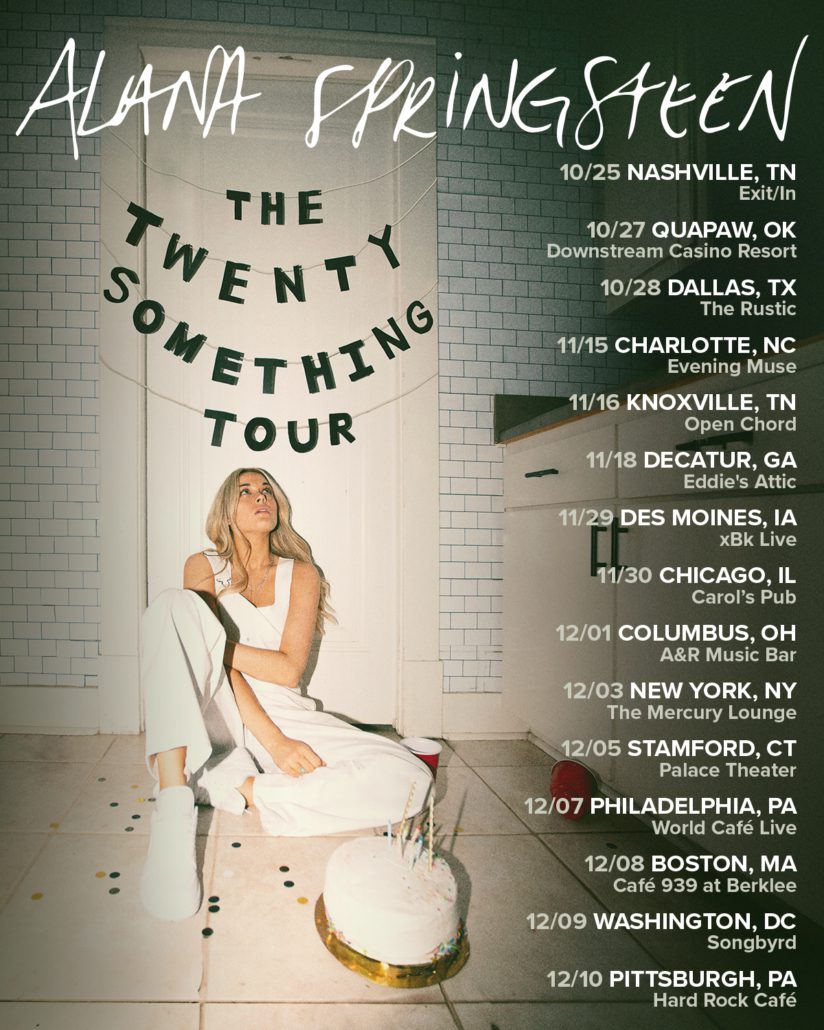 Alana Springsteen To Embark On 'The Twenty Something Tour' In October ...