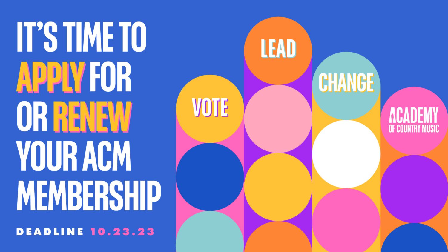 ACM Opens 2024 Membership Application & Renewal Window - MusicRow.com