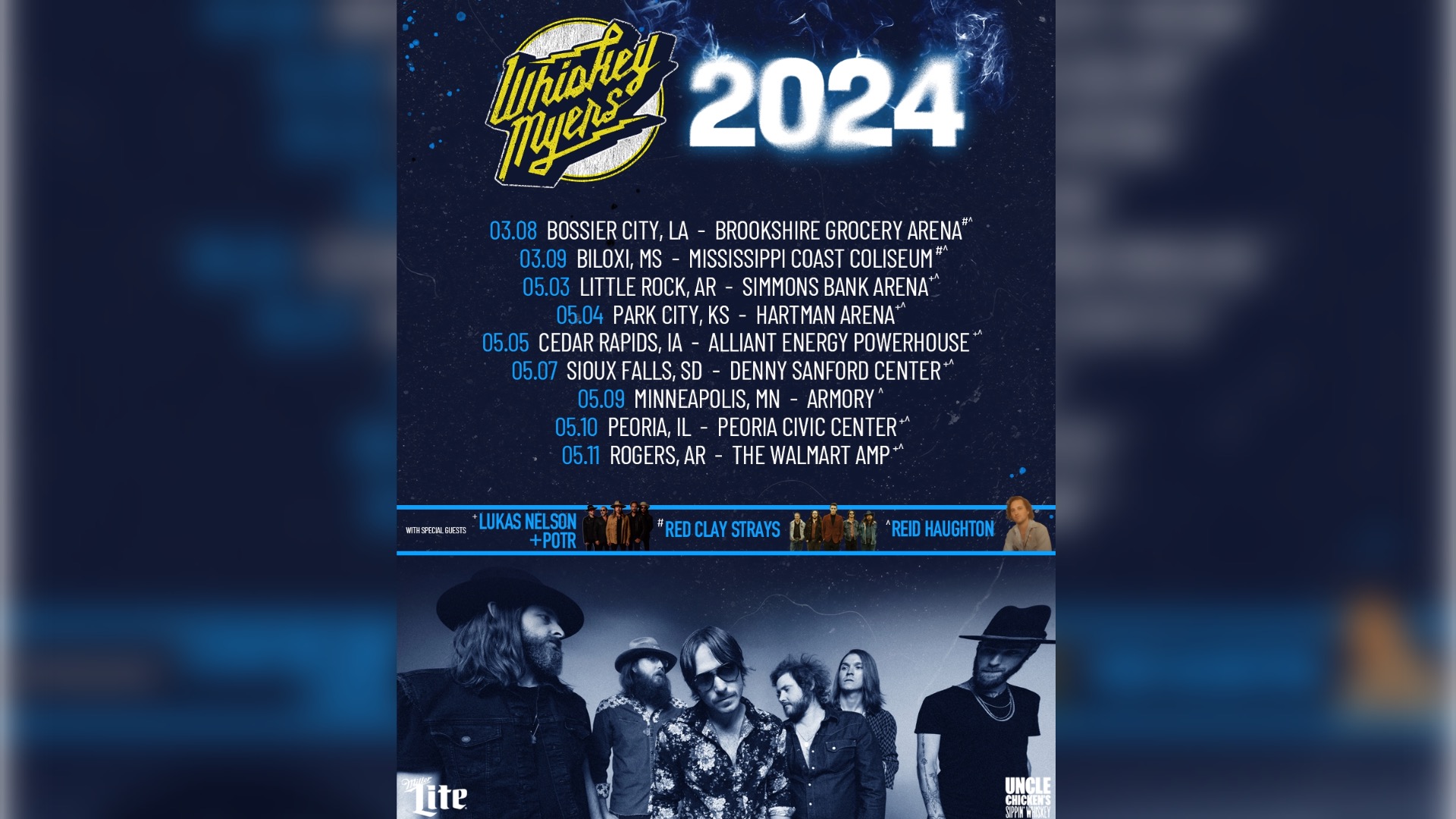 Whiskey Myers To Kick Off New Tour In 2024 - MusicRow.com