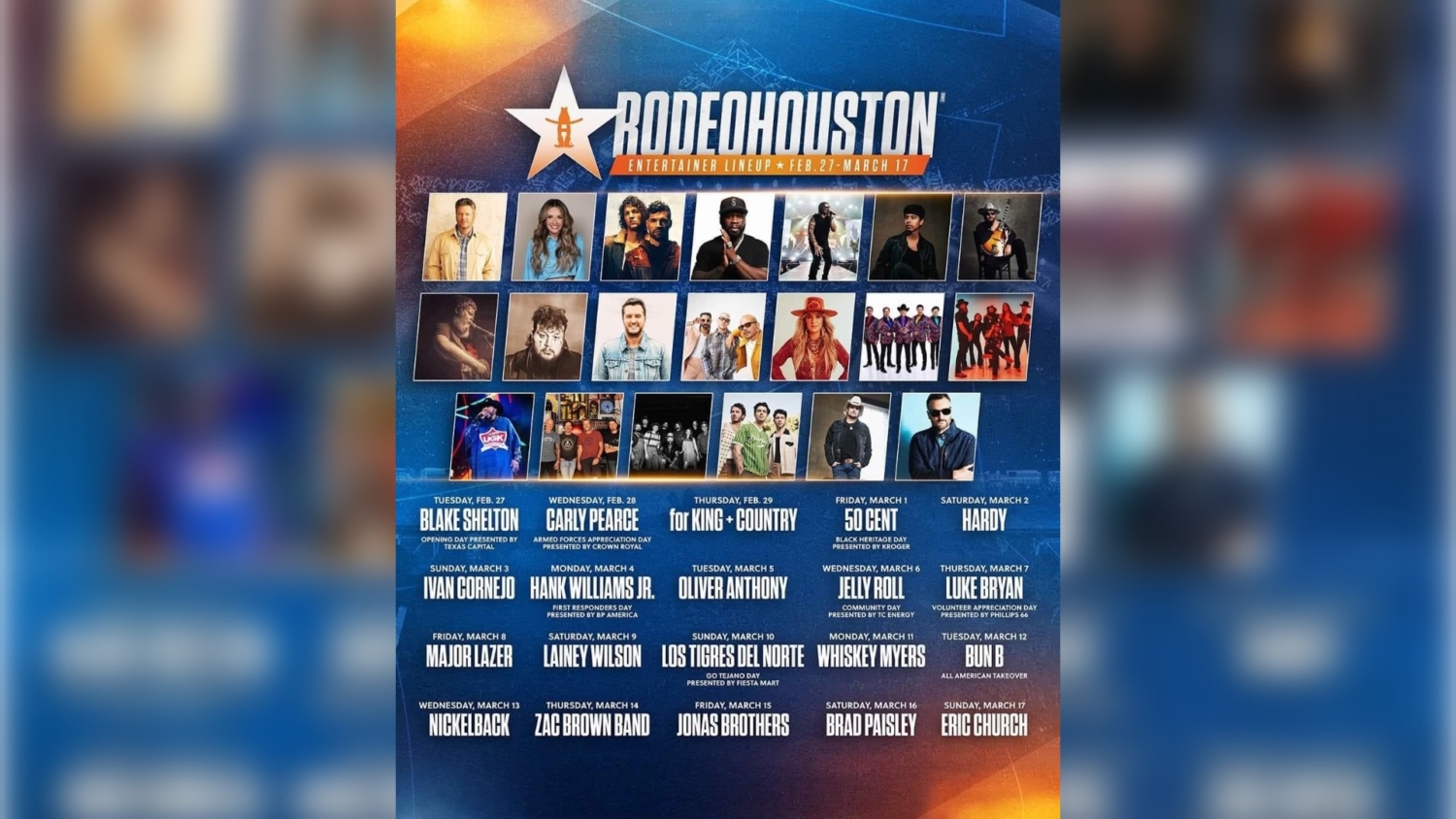 2024 RodeoHouston Entertainment Lineup Announced - MusicRow.com