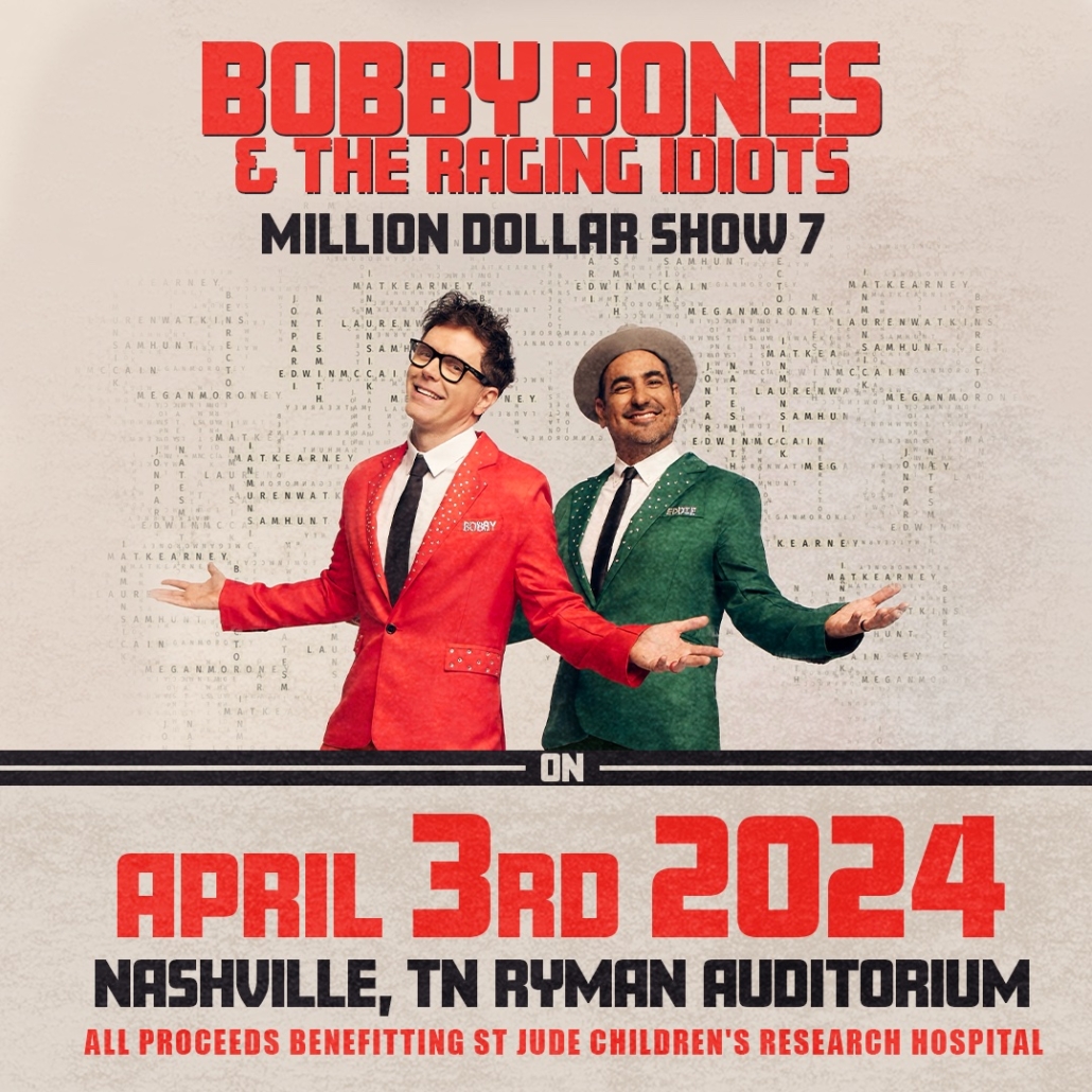 Bobby Bones & The Raging Idiots' Seventh 'Million Dollar Show' Set For ...
