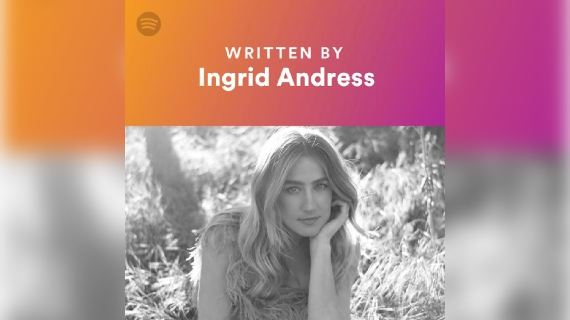 Spotify Debuts 'Written By Ingrid Andress' Playlist - MusicRow.com